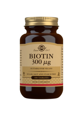 Solgar Biotin 100 tableta