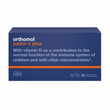 Orthomol Junior C plus ukus pomorandže, 30 doza