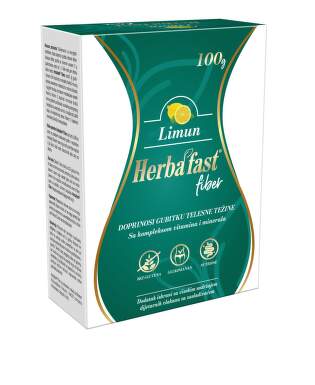 Herbafast Fiber - limun, 10 kesica