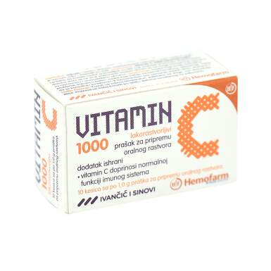 Vitamin C 1000 mg 10 kesica