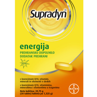 Supradyn Energija, 30 film tableta