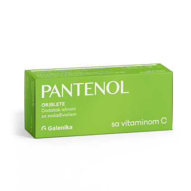 Pantenol + vitamin C 120 mg 20 oribleta