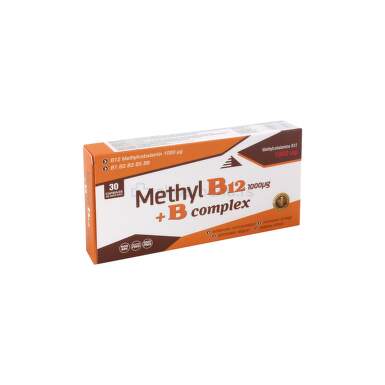 Methyl B12 1000 µg + B complex 30 kapsula