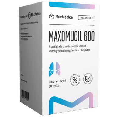 MaxMedica MaxoMucil 600 10 kesica