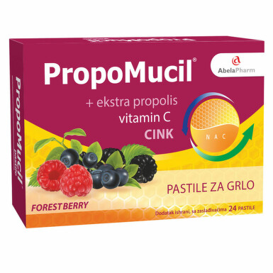 PropoMucil® pastile šumsko voće, 24 pastile