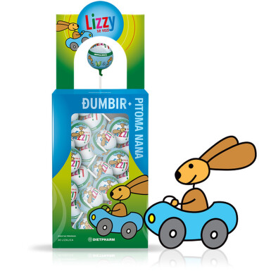 Dietpharm Lizzy se vozi lizalica 30 lizalica