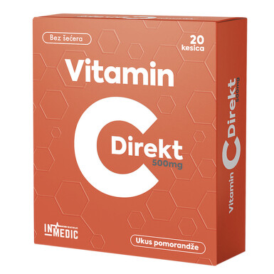 Vitamin C direkt 500, 20 kesica