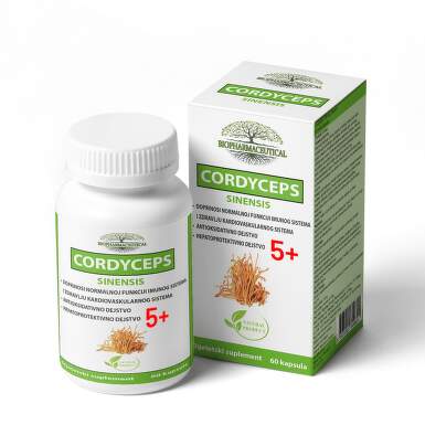 Cordyceps 5+ , 60 kapsula