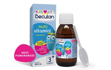 Becutan KIDS VITS Multivitaminski sirup, 100 ml