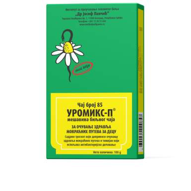 UROMIX-P mešavina biljnog čaja za očuvanje zdravlja mokraćnih puteva za decu (Čaj broj 85), 100 g