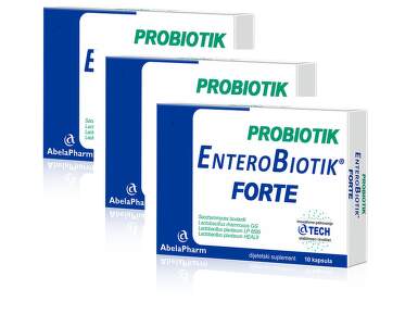 Probiotik EnteroBiotik Forte, 10 kapsula 2+1 GRATIS