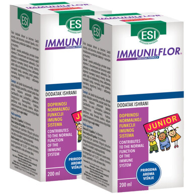 Immunilflor Junior Sirup, 200 ml 1+1 GRATIS