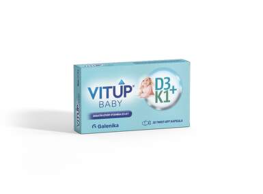 VitUp D3+ K1 baby, 30 twist-off kapsula