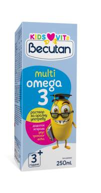 Becutan KIDS VITS Multi omega 3, 250 ml