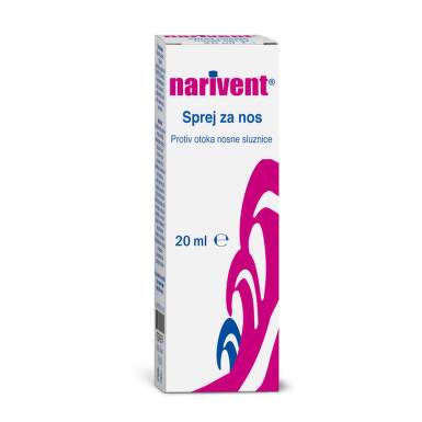 Narivent Sprej za nos, 20 ml