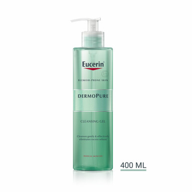 Eucerin DermoPure Gel za čišćenje masne kože, 400 ml