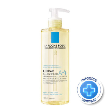 La Roche-Posay Lipikar Ulje za tuširanje AP+ protiv suvoće, 400 ml