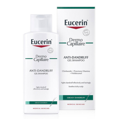 Eucerin DermoCapillaire Gel šampon protiv masne peruti, 250 ml