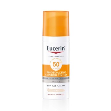 Eucerin Anti-Age Tonirana krema za zaštitu od sunca SPF 50+ svetla, 50 ml