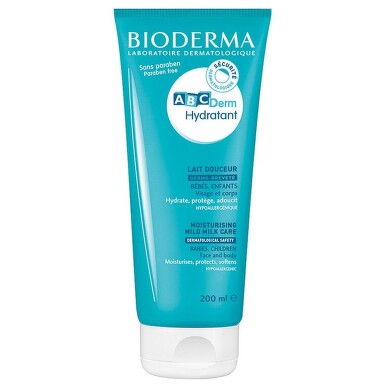 Bioderma ABCDerm hydratant mleko za lice i telo, 200 ml