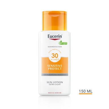 Eucerin Izrazito lagani losion za zaštitu osetljive kože od sunca SPF 30 150 ml