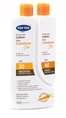 Top Ten Carotene Sun Duo SPF 20/40, 200+100 ml