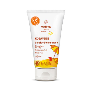 Weleda Krema za zaštitu od sunca za osetljivu kožu beba i dece SPF 50, 50 ml