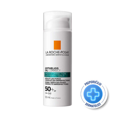 La Roche-Posay Anthelios Oil Correct Gel-krema za fotokorekciju SPF 50+, 50 ml