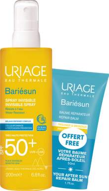 Uriage Bariesun SPF 50+ sprej, 200 ml + Balzam posle sunčanja, 50 ml GRATIS