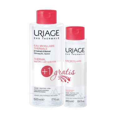 Uriage Micelarna voda roze, 500 ml + 250 ml GRATIS