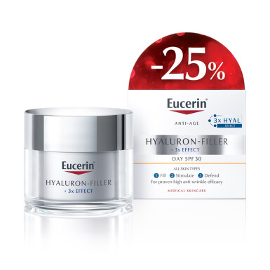 Eucerin Hyaluron-Filler Dnevna krema SPF 30, 50 ml PROMO