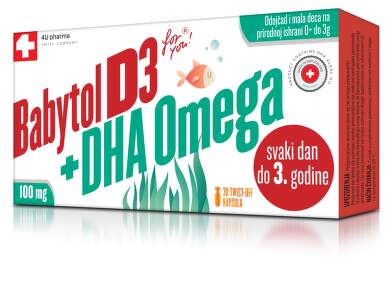 Babytol D3 + DHA Omega 30 twist-off kapsula