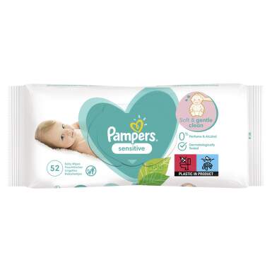 Pampers vlažne maramice Sensitiv 52 komada