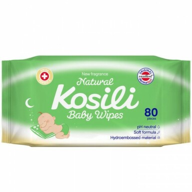 Kosili All Natural Vlažne maramice 80 komada