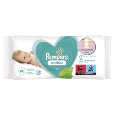 Pampers vlažne maramice Sensitiv, 80 komada