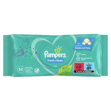 Pampers Fresh vlažne maramice, 52 komada new