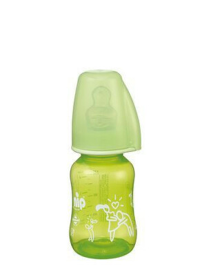 Nip Boca PP Trendy sa silikonskom cuclom za mleko Unisex 125 ml