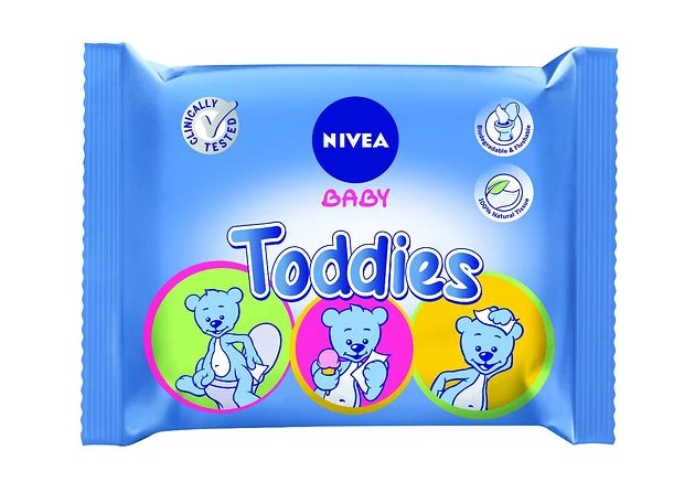 Nivea Baby Toddies vlažne maramice 60 kom