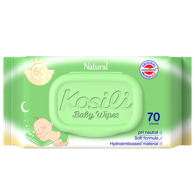 Kosili All Natural Vlažne maramice, 70 komada