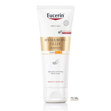 Eucerin Hyaluron-Filler + Elasticity krema za ruke SPF 30, 75 ml