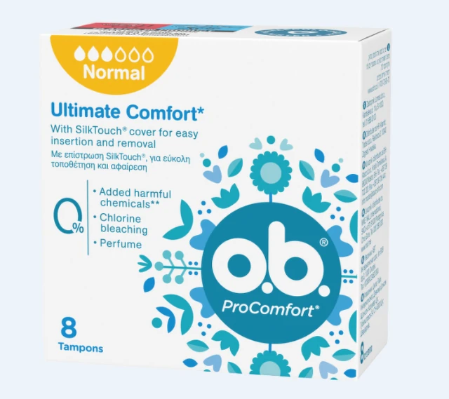 O.B. tamponi ProComfort normal 8 komada