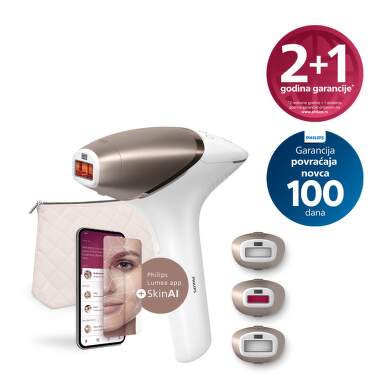 Philips Lumea IPL Serije 9900 uređaj za uklanjanje dlačica sa SenseIQ tehnologijom, BRI973/00