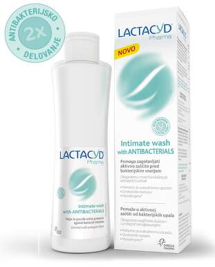 Lactacyd Pharma Antibakterijska kupka za intimnu negu, 250 ml