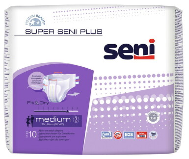 Seni Super Plus Medium 2 pelene 10 komada