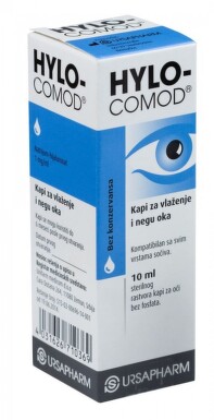 Hylo-Comod Kapi za oči, 10 ml