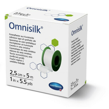 Hartmann Omnisilk flaster 2,5 cm x 5 m