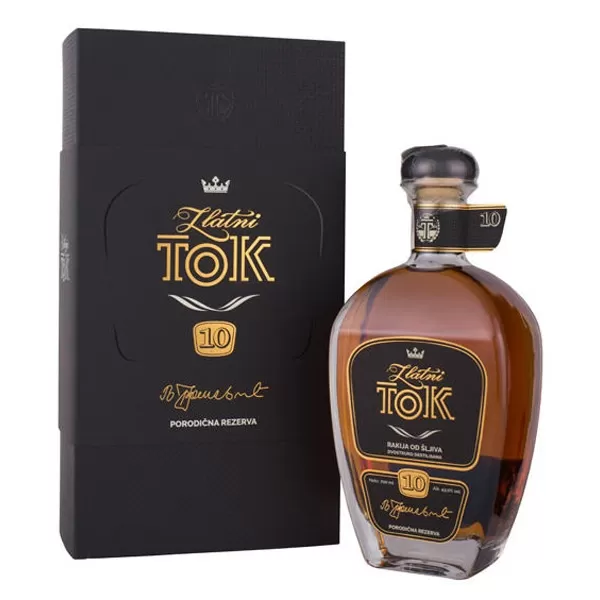 Tok Rakija Šljiva 10YO Gift Box 0,7L