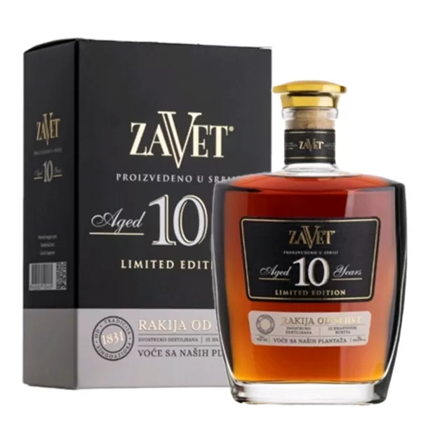 Zavet Rakija Šljiva 10yo 0,75L