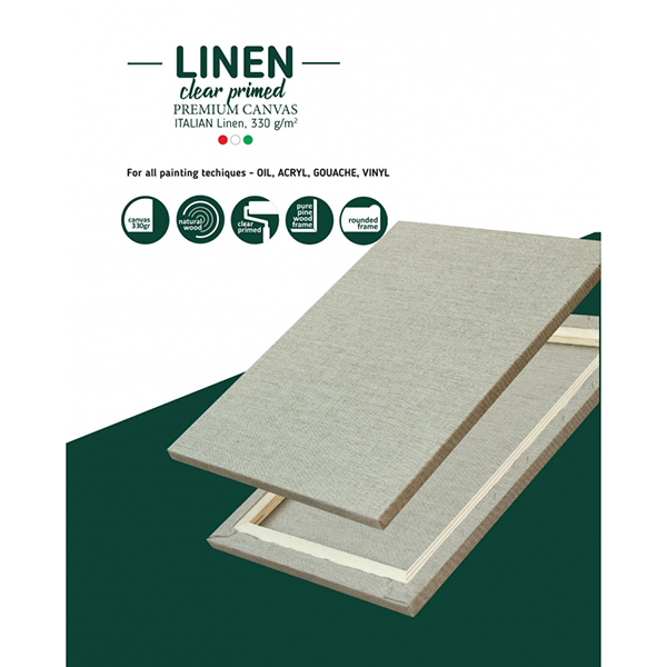 Linen Canvars LINEN CANVARS 18X24cm s - FSC 100%