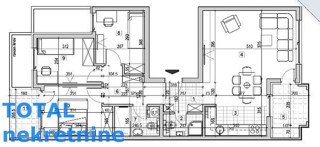 Stan,NOVI SAD,ADICE 81.00m2,134440€ , ID: 1093970